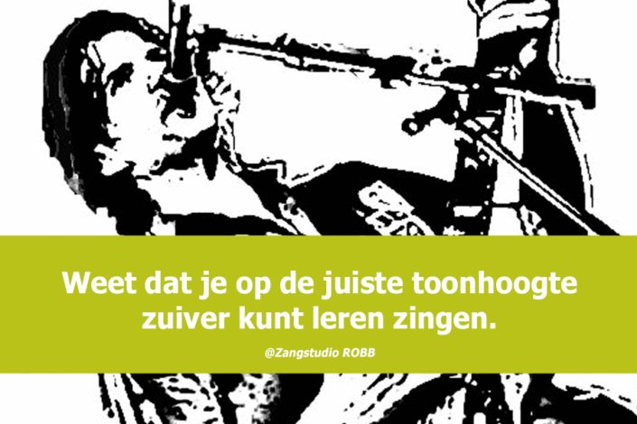 Vocal tip januari 2018 - Zangstudio ROBB: Leer zuiver zingen